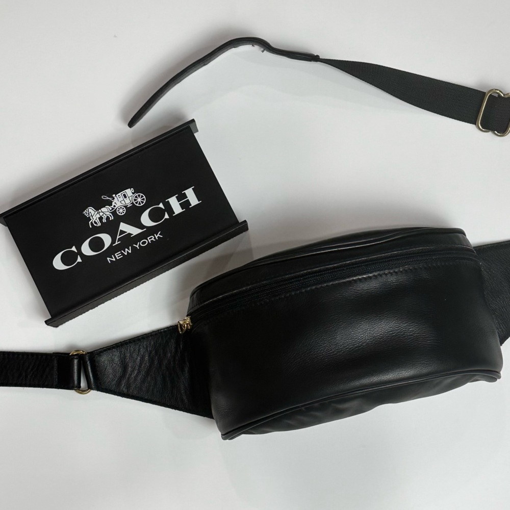 Coach Canteen Waist Pouch Fanny Pack Style 0515 Black… - Gem